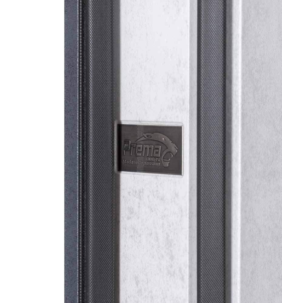 Metāla durvis dzīvoklim PREMA B-434 Modelis 435 Betons antracīts - Metaluks